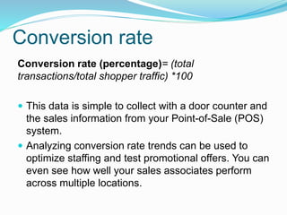 Key performance indicators in retail | PPTX