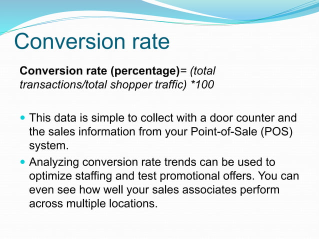 Key performance indicators in retail | PPTX