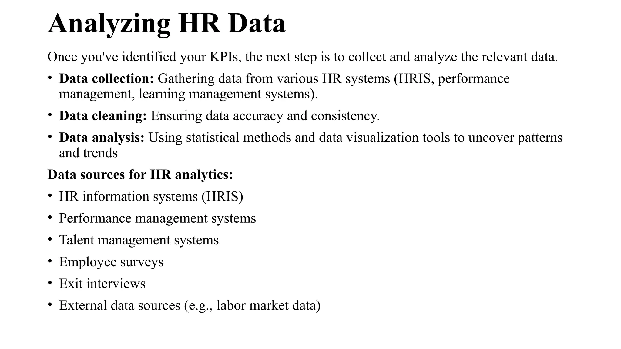 Key Performance Indicators (KPIs) KPIs in HR Analytics | PPTX