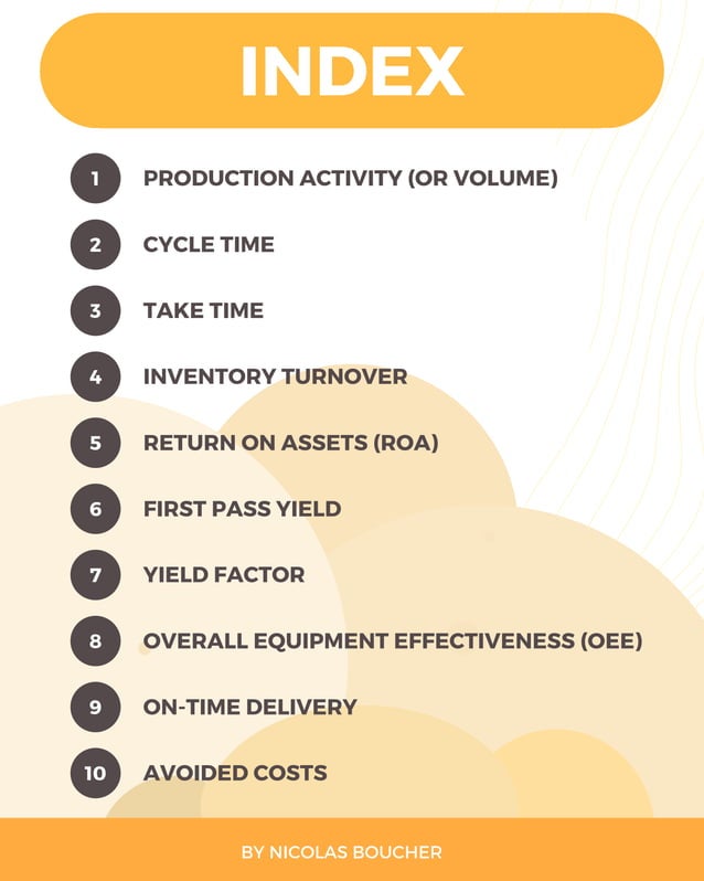 Key Performance Indicators manufacturing.pdf | Business Accounting ...