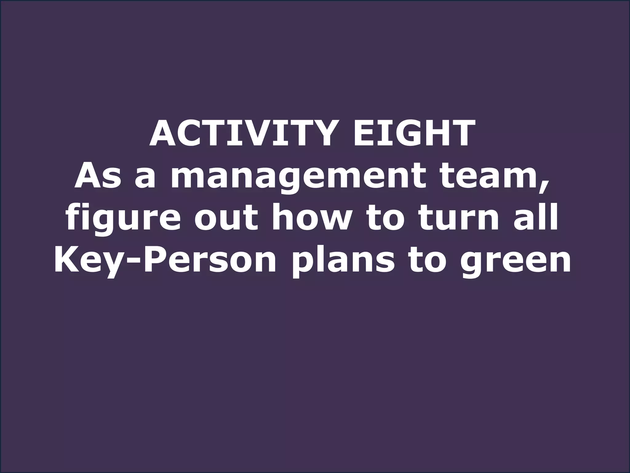 Key Person Risk and Succession Planning Workshop | PPTX