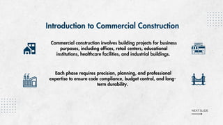 Key Phases of Commercial Construction . | PDF