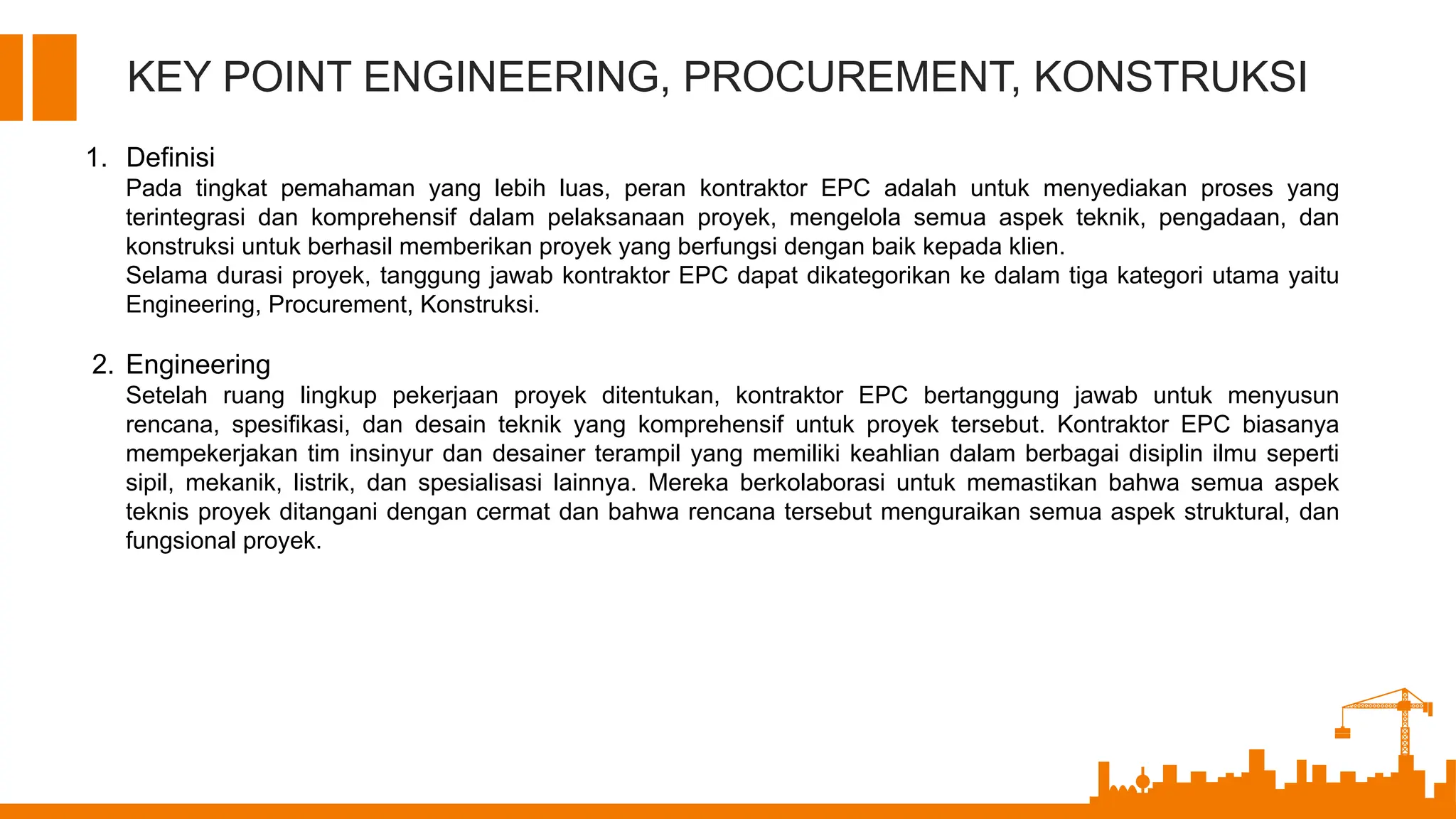 EPC KEY POINT GEOTHERMAL PROJECT PLTP KONSTRUKSI | PPTX