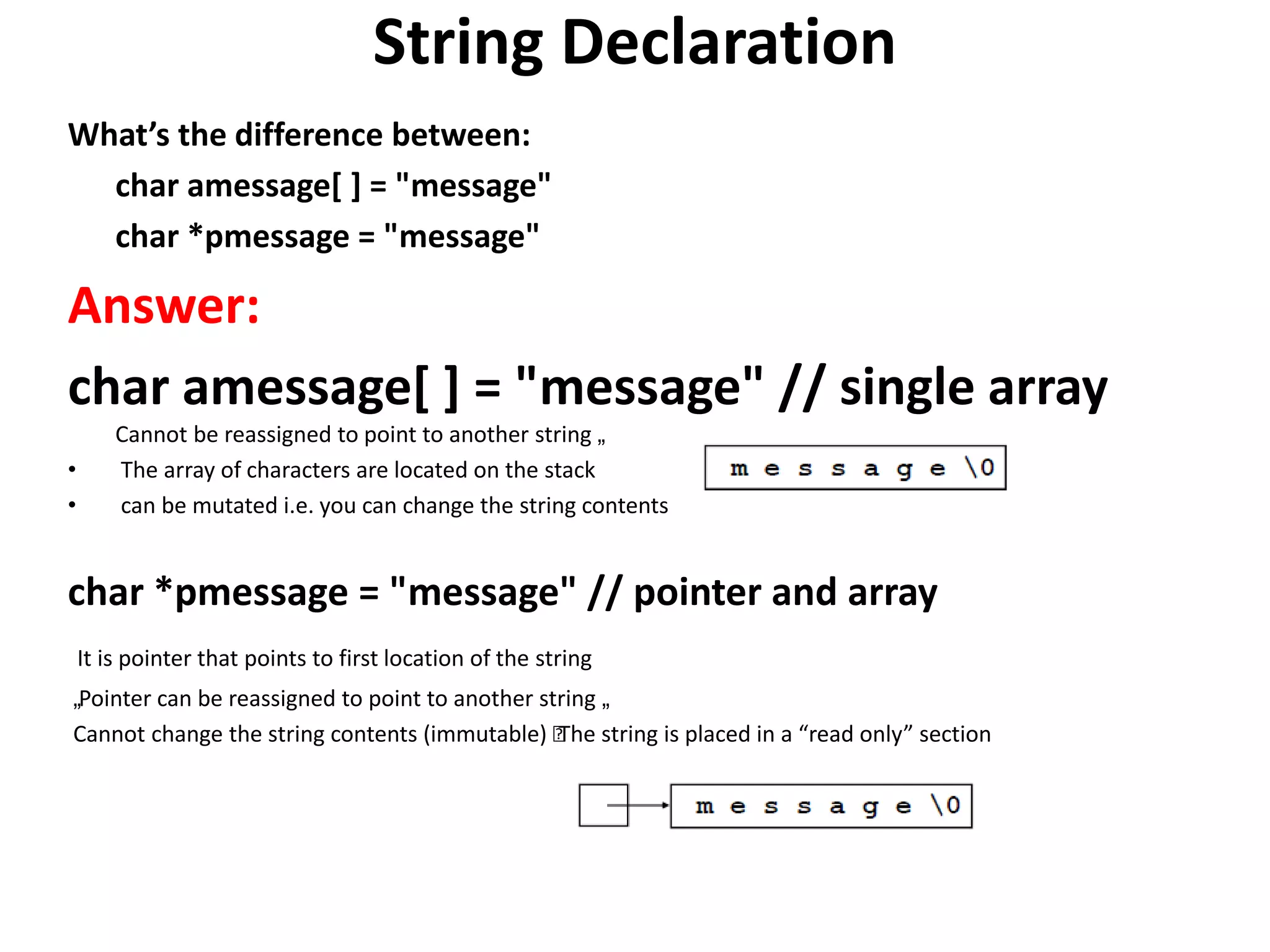 Keypoints c strings | PPT