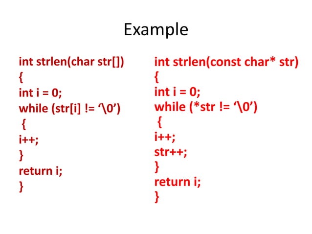 Keypoints c strings | PPT