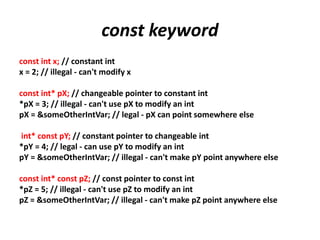 Keypoints c strings | PPT
