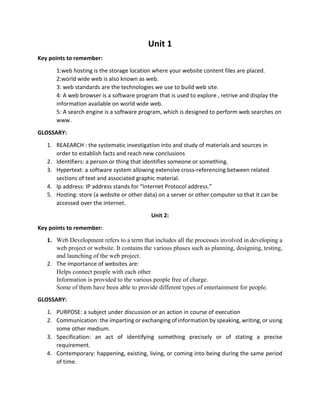 key points and glossary.docx