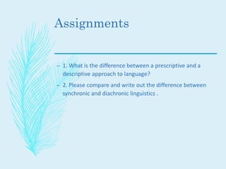 key points in linguistics.ppt