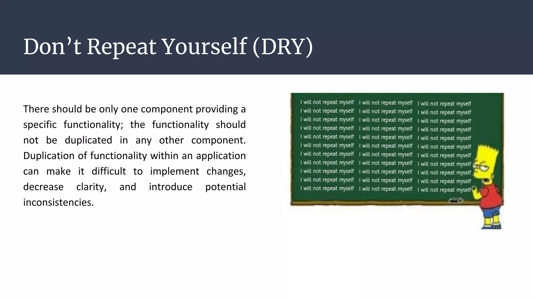 Key principle of software architecture | PDF | Programming Languages | Computing