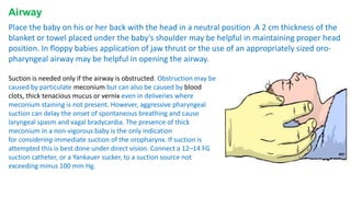 Key principles of newborn care at birth | PPTX