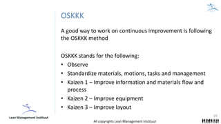 Toyota key questions and OSKKK par René Aernoudts, Lean Global Network ...