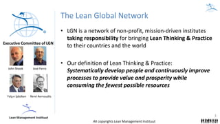 Toyota key questions and OSKKK par René Aernoudts, Lean Global Network ...