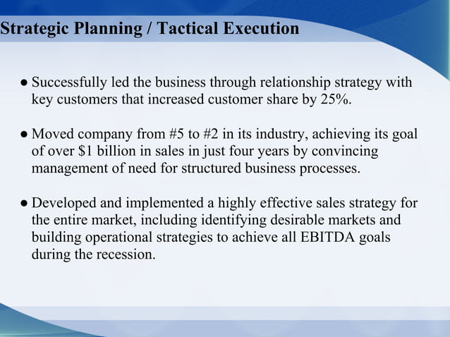 Key Qualifications | PPT