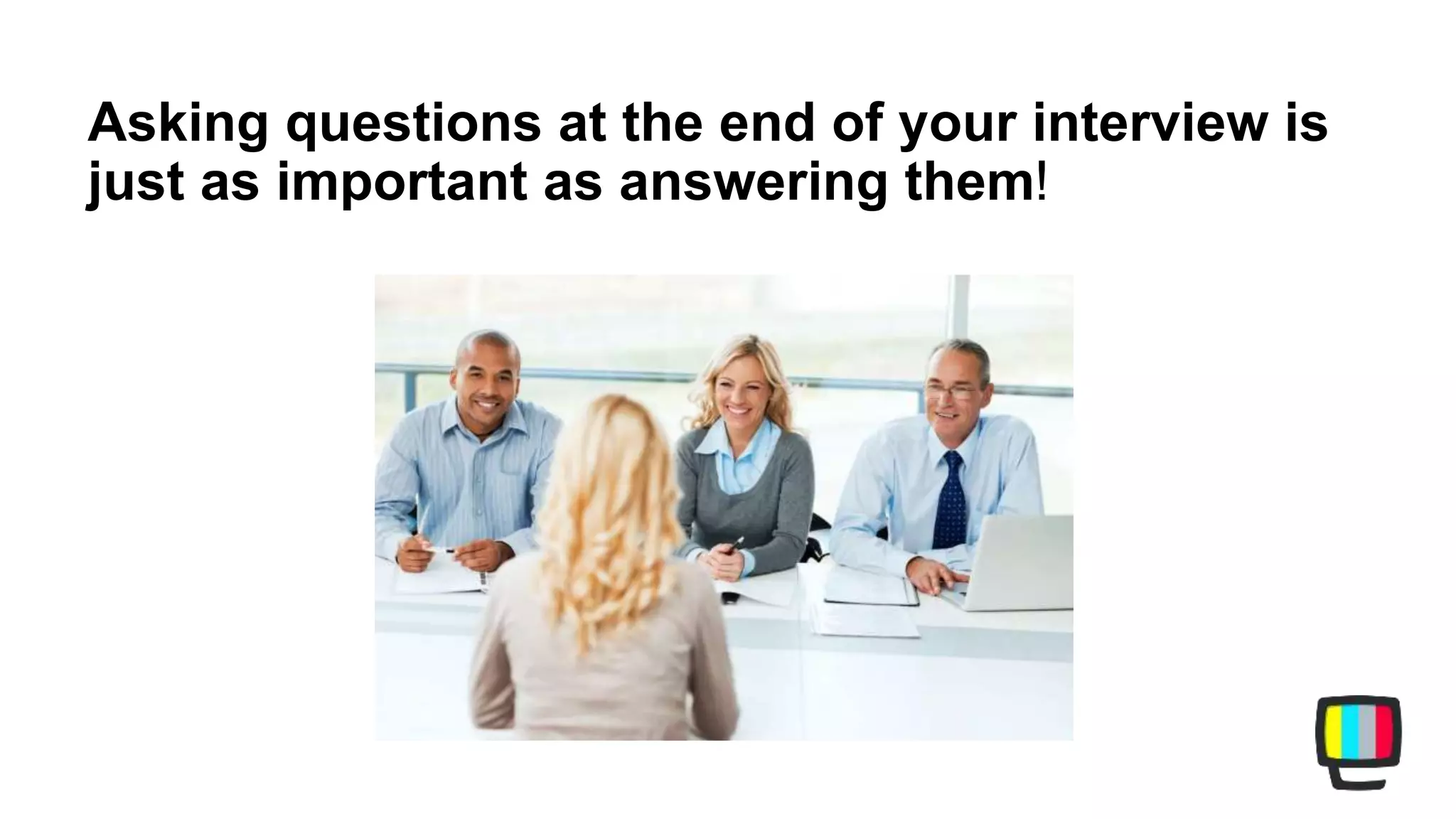 Key questions to ask during an interview | PPTX