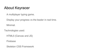 Keyracer | PPTX