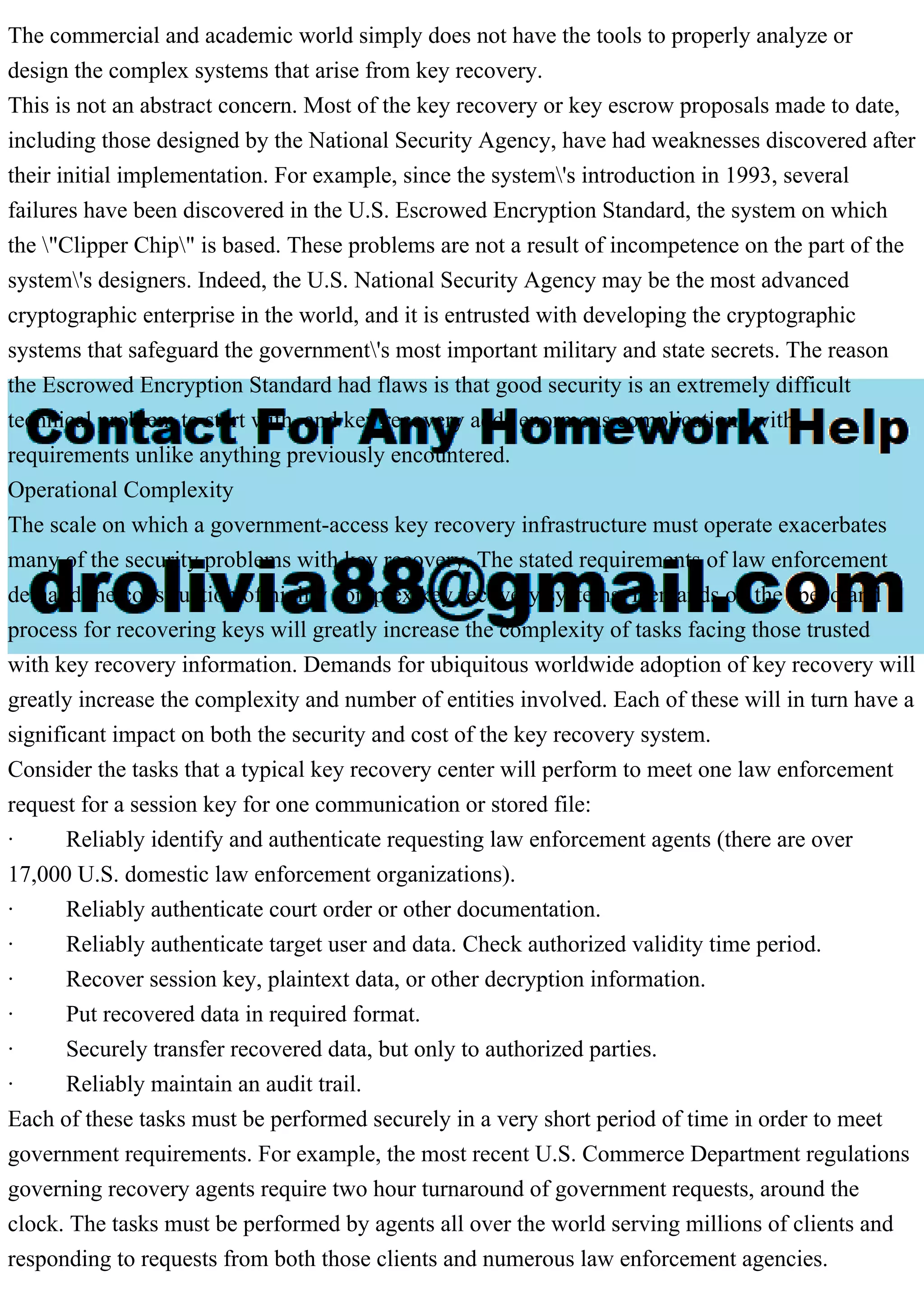 Key Recovery Key recovery, or key escrow, is a recovery mechanism th.pdf