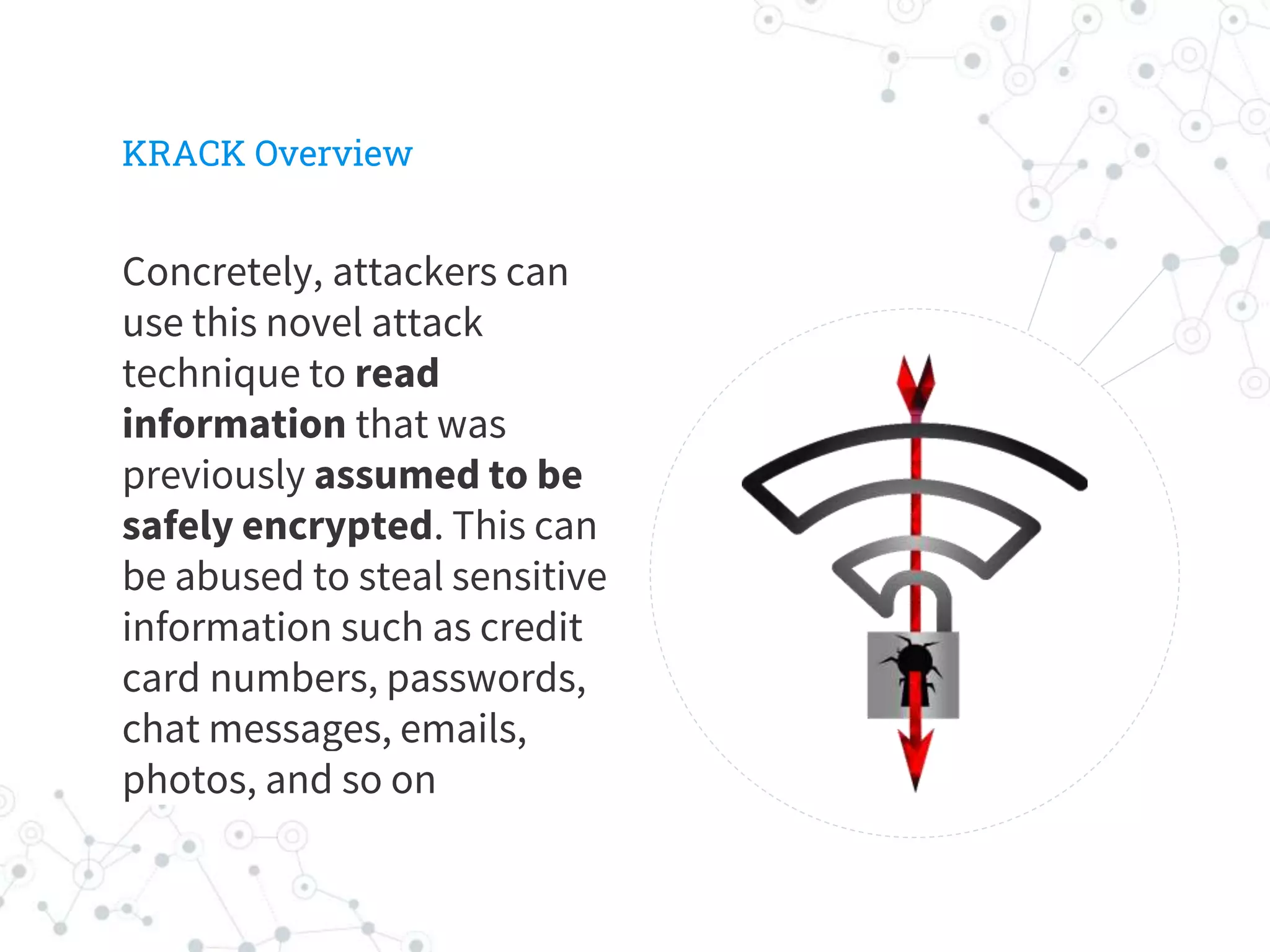 Key reinstallation attacks forcing nonce reuse in wpa2 | PPT