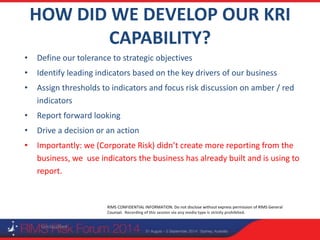 Key Risk Indicators - Concepts and Examples (Deloitte, 2014).pdf