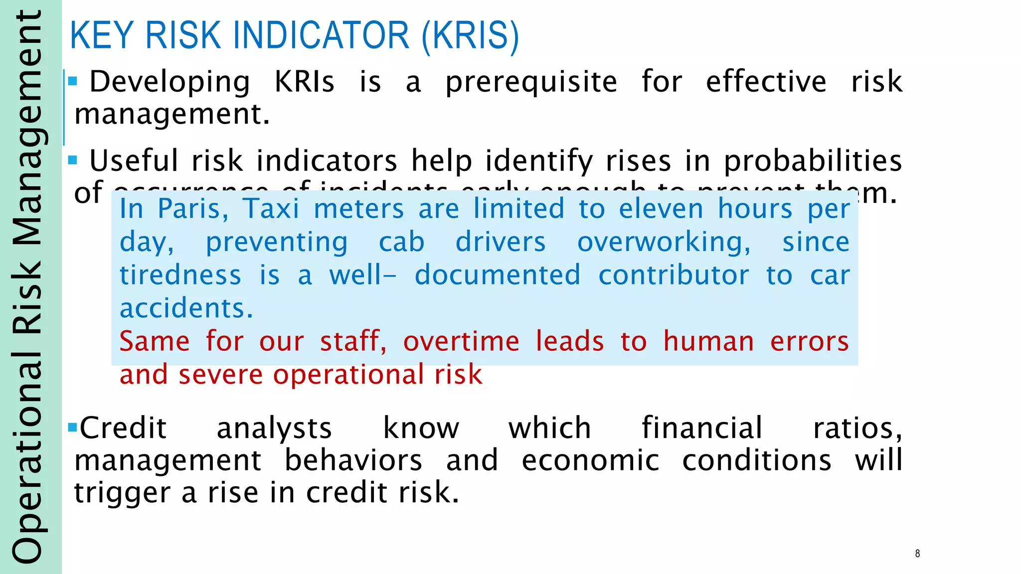 Key risk indicators shareslide | PPTX