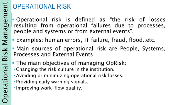 Key risk indicators shareslide | PPTX | Business Administration | Business