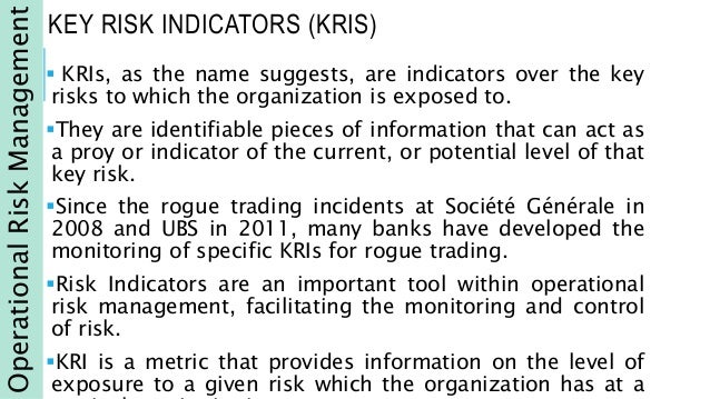 Key risk indicators shareslide