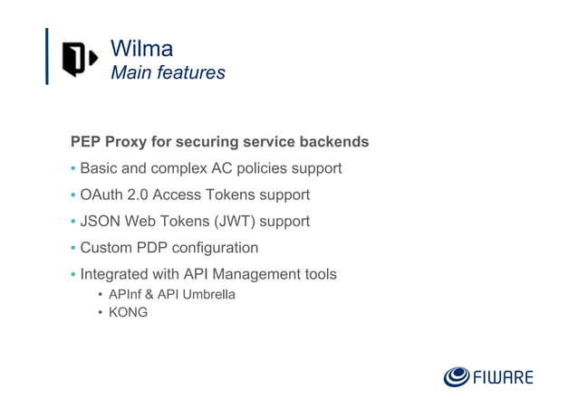 FIWARE Global Summit - Keyrock: Protecting Microservices | PPT