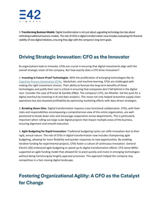 Key Role of CFOs in Accelerating Digital Transformation1.pdf | Free ...