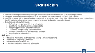 Key Roles In Data-Driven Organisation | PPT