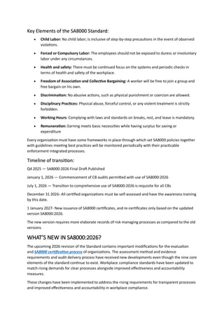 Key SA8000 2026 Changes Every Business Should Know. | PDF