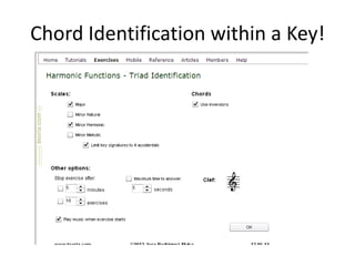 Keys and chords teoria guide | PPTX