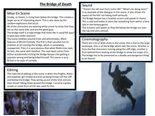 Key scene analysis grids | PPTX