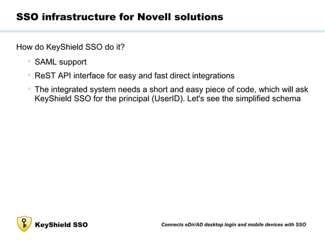 GWAVACon 2013: Keyshield SSO Infrastructure for Novell Technologies | PPT