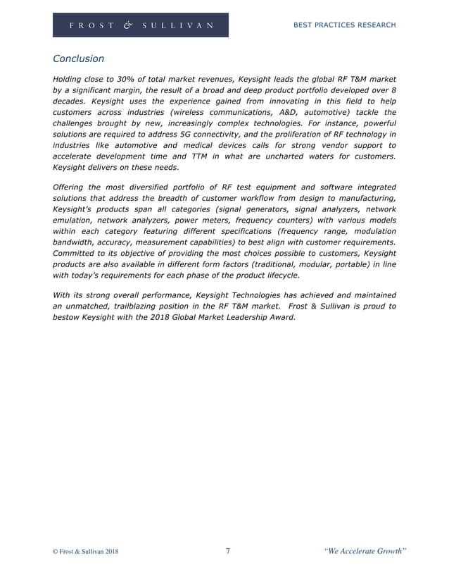 Keysight Technologies Award Write Up | PDF