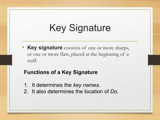 Key signature | PPT