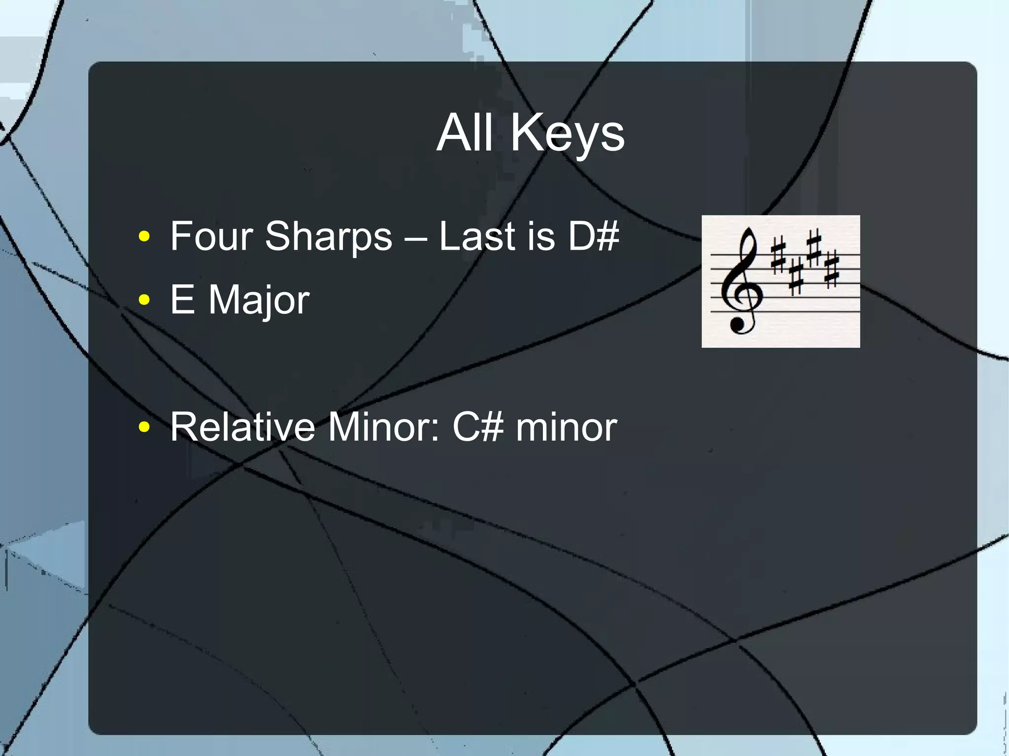 Key signatures (lesson 6) | ODP