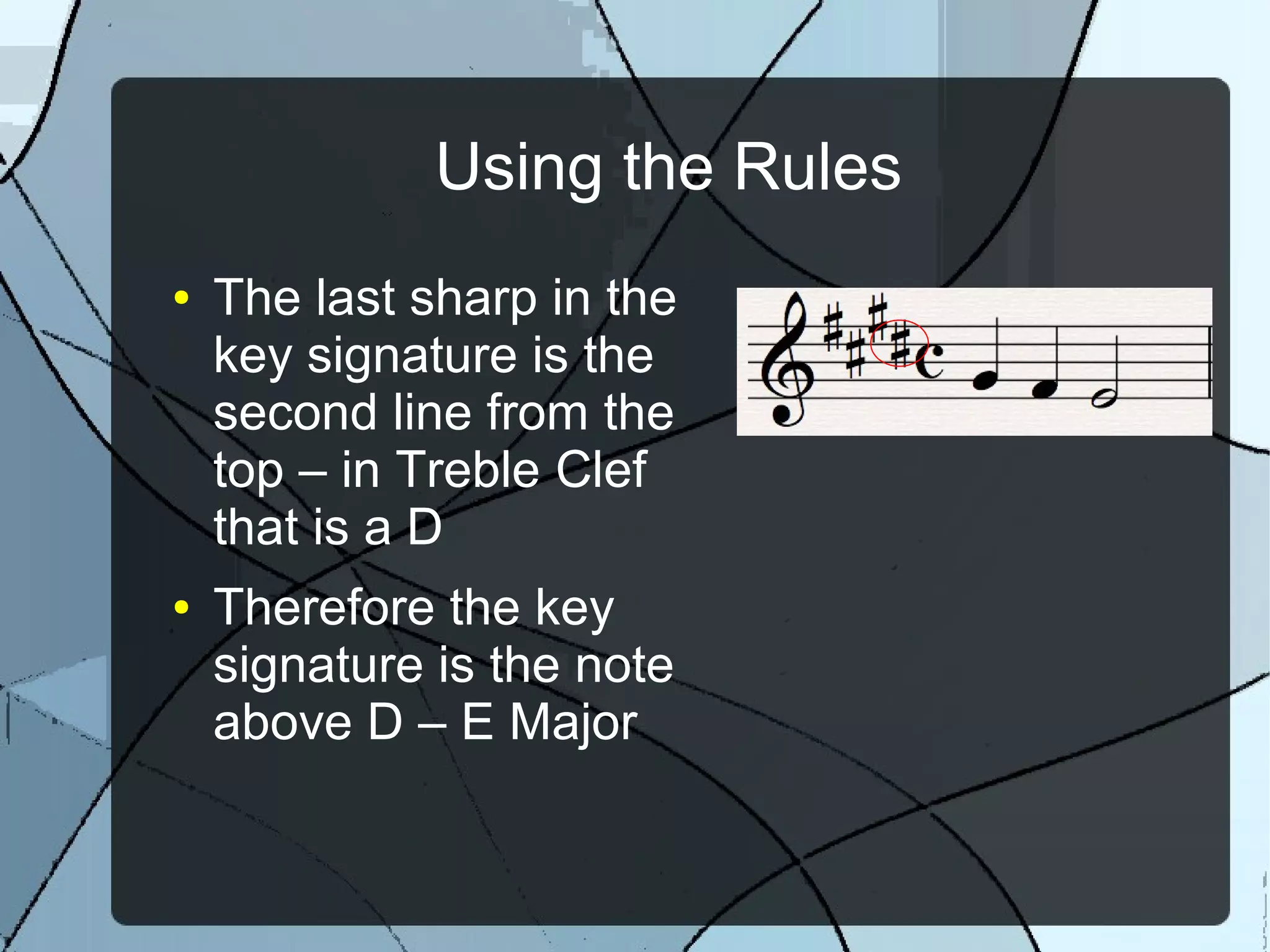 Key signatures (lesson 6) | ODP
