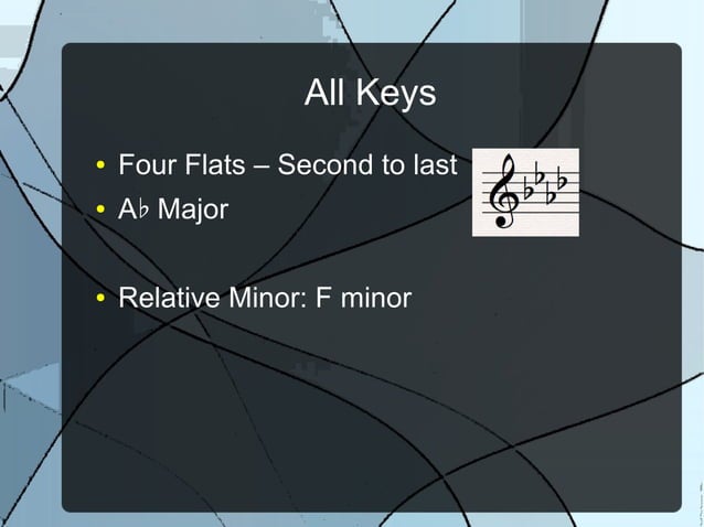 Key signatures (lesson 6) | ODP | Music | Entertainment