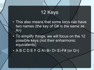 Key signatures (lesson 6) | ODP