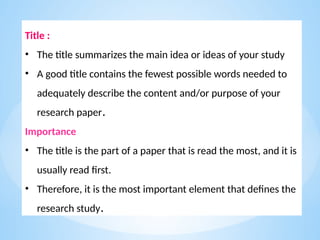 KEY SKILLS NEEDED FOR WRITING A TITLE.pptx