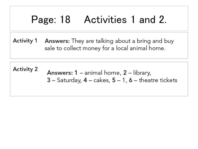 Key skills trainer 4 module 3 Exchanging things | PPT