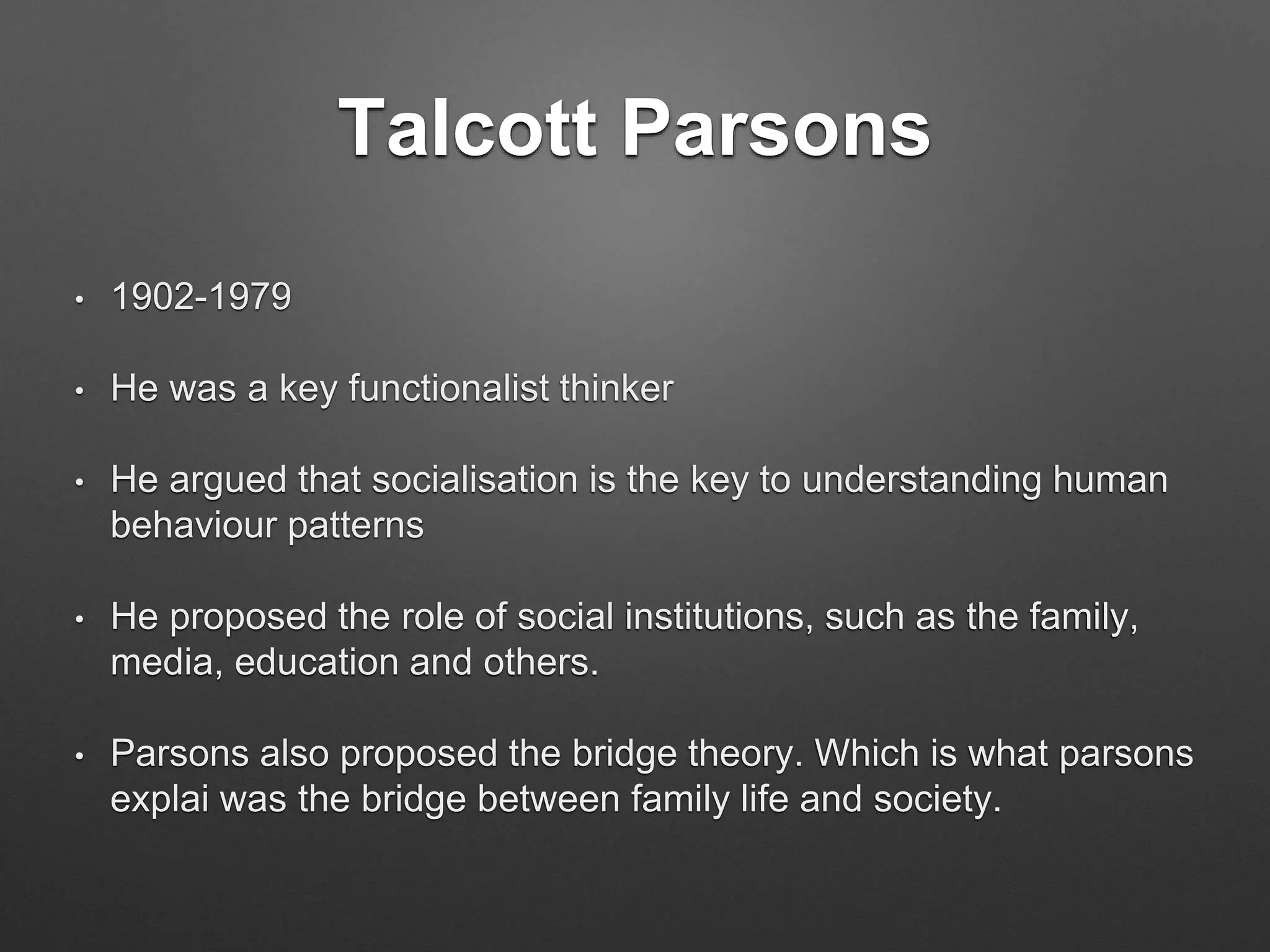 Key Sociologists (Marxists and Functionalists) | PPTX