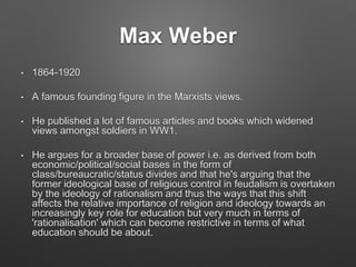 Key Sociologists (Marxists and Functionalists) | PPTX