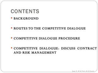 Keys Of Competitive Dialogue | PPS