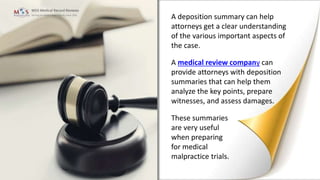 Key Steps in the Medical Malpractice Deposition Process.ppsx