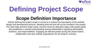 Key Steps in Website Design and Development presentation | PDF