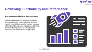 Key Steps in Website Design and Development presentation | PPT