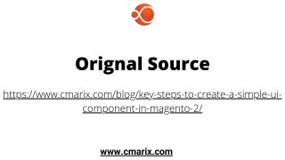 Key Steps to Create A Simple UI Component in Magento 2.pptx