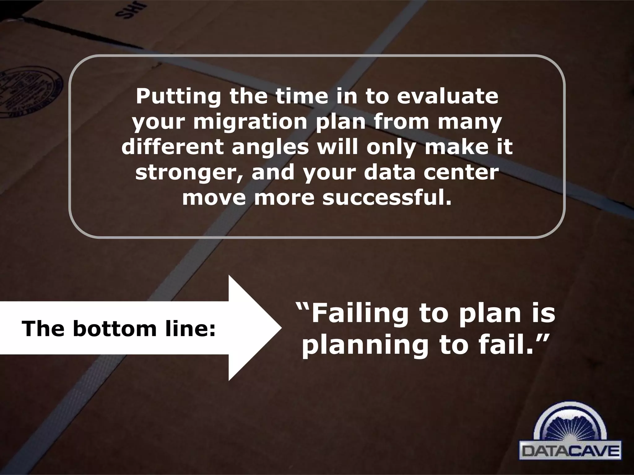 Moving Your Data Center: Keys to planning a successful data center ...