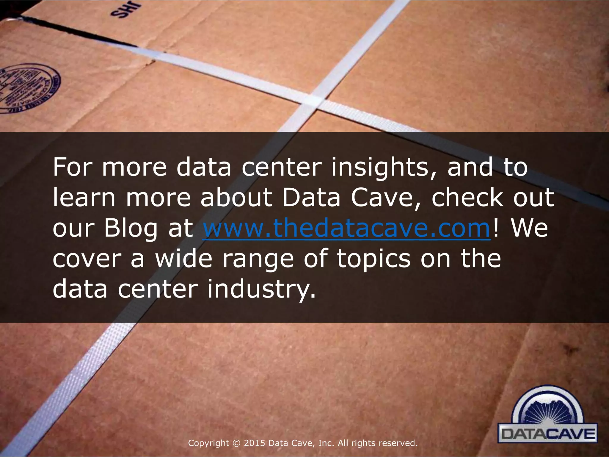 Moving Your Data Center: Keys to planning a successful data center ...