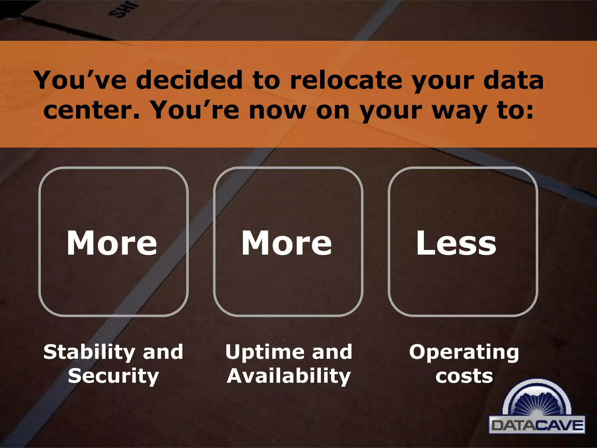 Moving Your Data Center: Keys to planning a successful data center ...